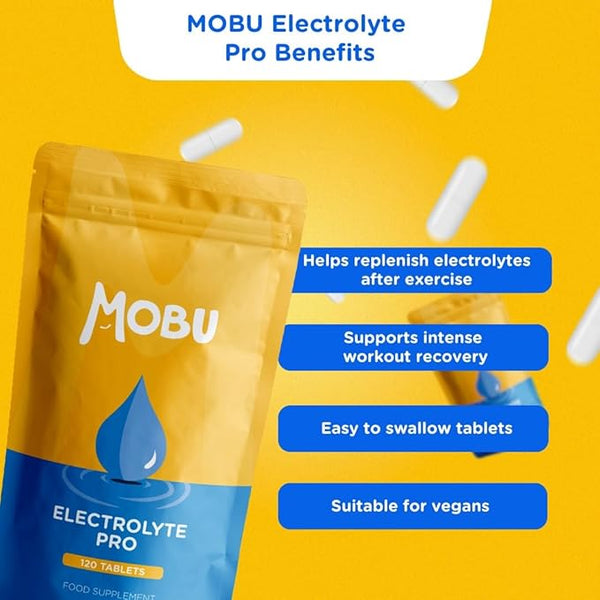 Mobu-Electrolyte Pro 120 Tablets with Potassium, Calcium, Magnesium an ...