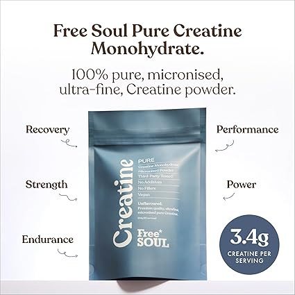 Free Soul Creatine Monohydrate Powder | 100% Pure Micronised Creatine ...