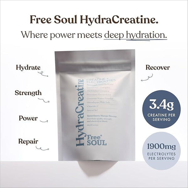 Free Soul HydraCreatine™ Creatine Monohydrate & Electrolytes Powder ...