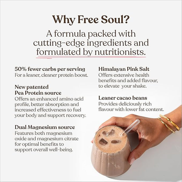 Free Soul Vegan Protein Powder | Formulated for Women | 600g | 20g Pro ...