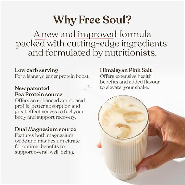 Free Soul Vegan Protein Powder | Formulated for Women | 600g | 20g Pro ...