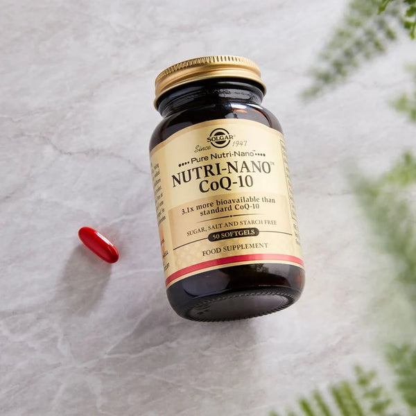 Solgar-Nutri-Nano CoQ-10 3.1x Softgels - Pack of 50 – Grovz.co.uk