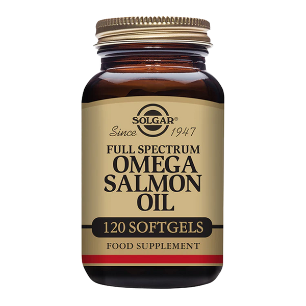 Solgar -Solgar® Full Spectrum Omega Salmon Oil Softgels - Pack of 120 ...