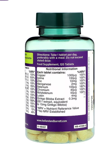 Holland & Barrett-ABC to Z 50+ Multivitamins 60 Tablets – Grovz.co.uk