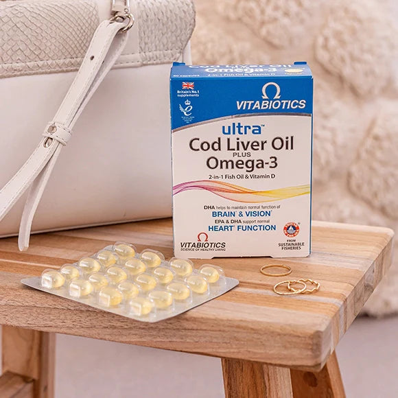 Vitabiotics Ultra Cod Liver Oil (60 Capsules) – Grovz.co.uk