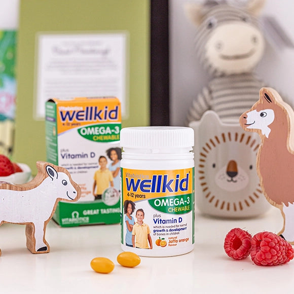 Vitabiotics Wellkid Omega-3 Chewable (60 Capsules) – Grovz.co.uk