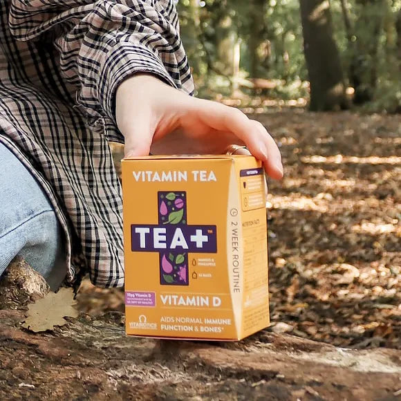 Vitabiotics TEA+ Vitamin D Vitamin Tea (14 Tea Bags) – Grovz.co.uk