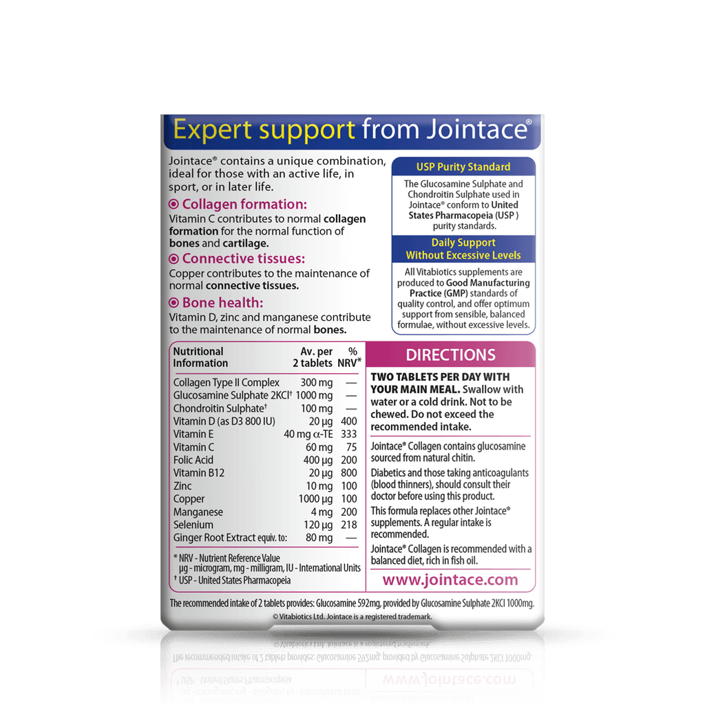 Vitabiotics Jointace Collagen (30 Tablets) – Grovz.co.uk