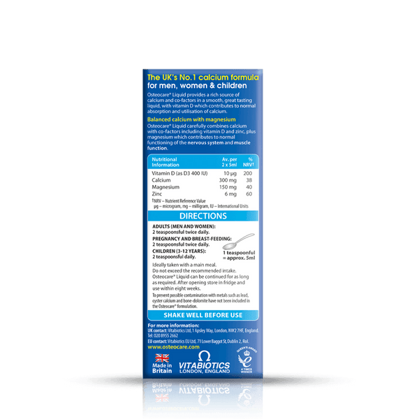 Vitabiotics Osteocare Liquid 200ml – Grovz.co.uk