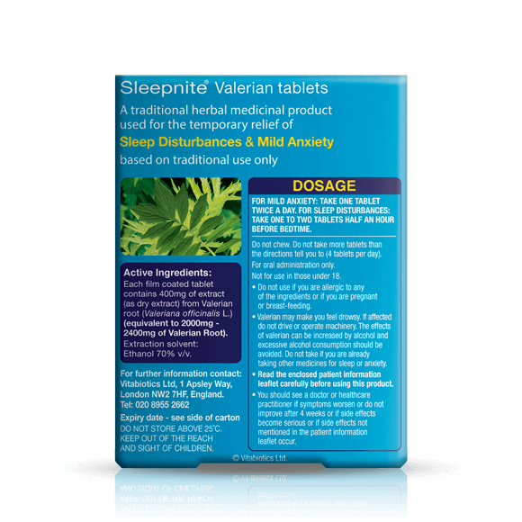 Vitabiotics Sleepnite Valerian (30 Tablets) – Grovz.co.uk
