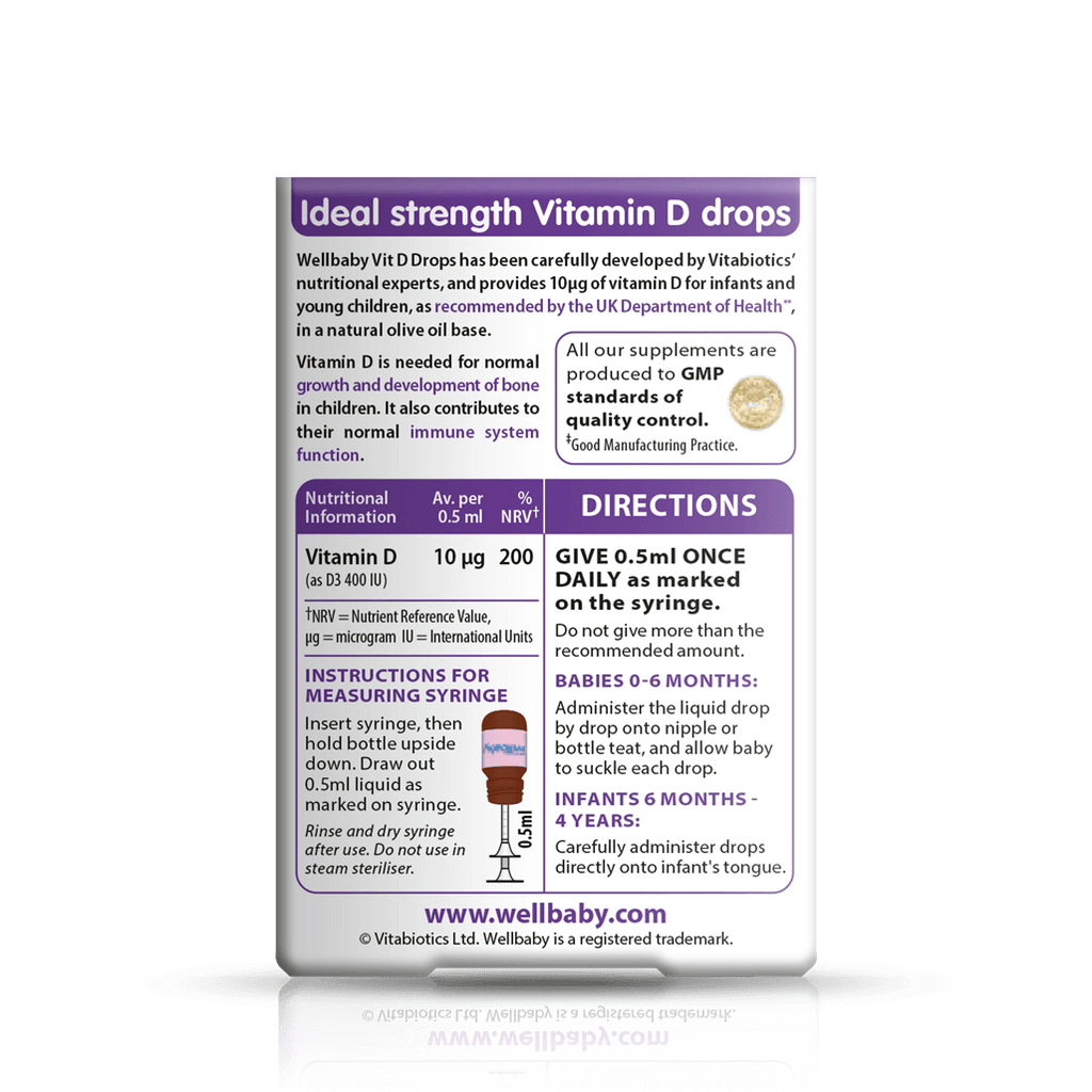 Vitabiotics Wellbaby Vitamin D Drops 30ml – Grovz.co.uk