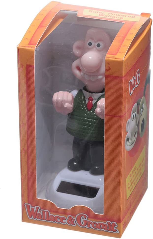 Puckator Wallace (Wallace & Gromit) Solar Powered Pal, Mixed, Height 1 ...
