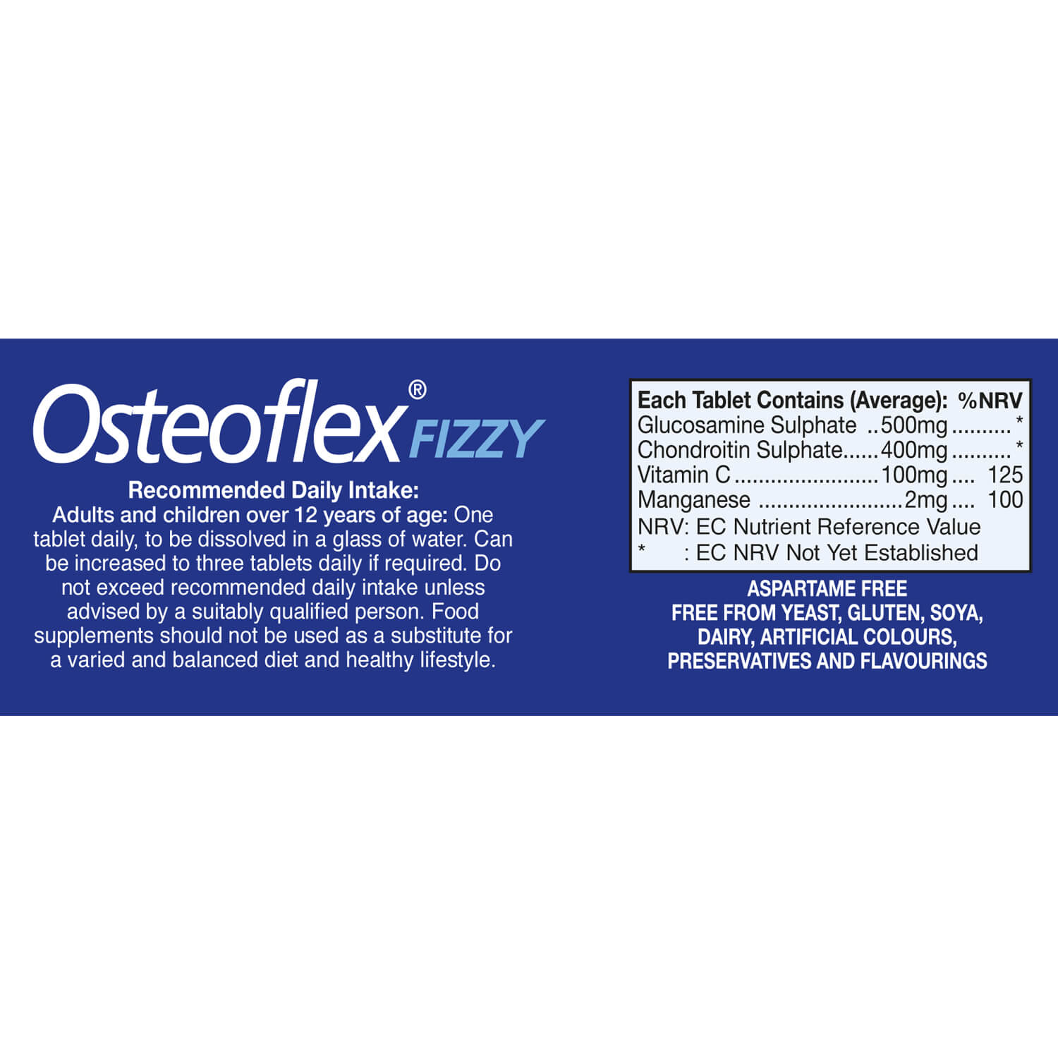 OsteoFlex® Fizz Effervescent Tablets – Grovz.co.uk