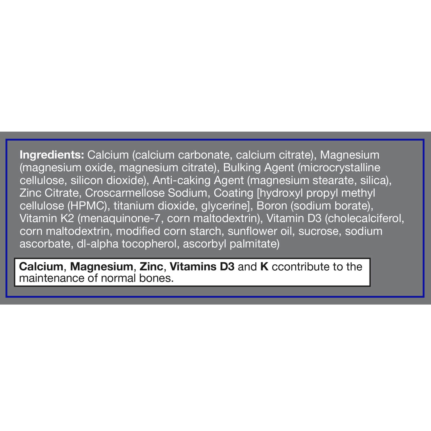 Osteozin (New Bone Formula) Tablets – Grovz.co.uk